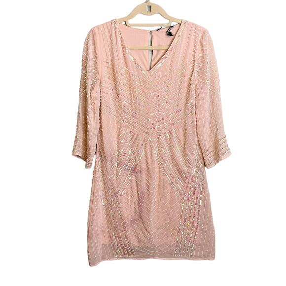Gianni Bini | Dresses | Vintage Gianni Bini Light Pink Pearl Beaded ...